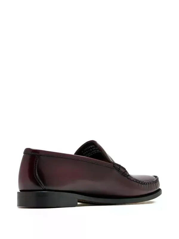 G.H.BASS Weejuns Cobra Venetian Loafers - Red