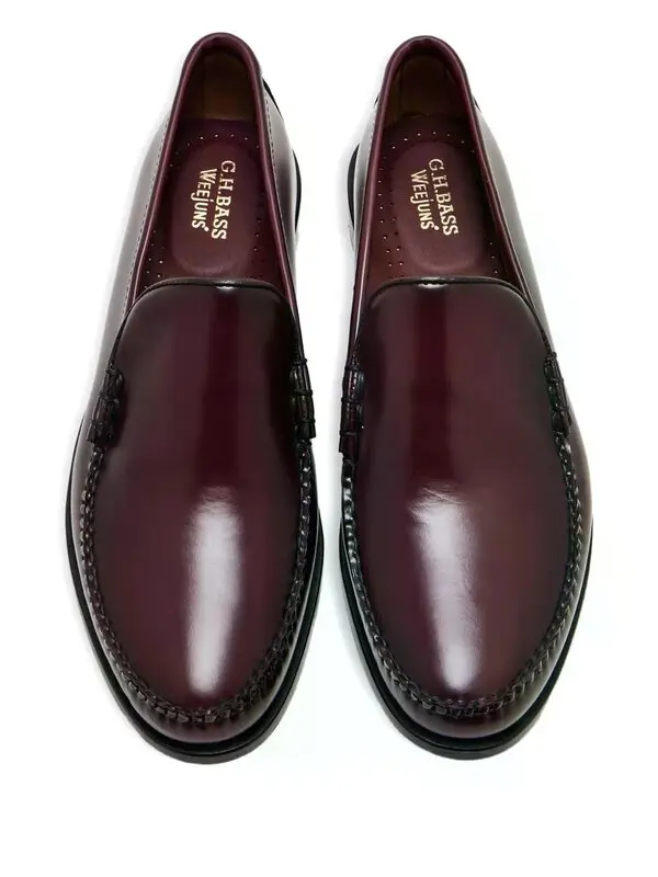 G.H.BASS Weejuns Cobra Venetian Loafers - Red