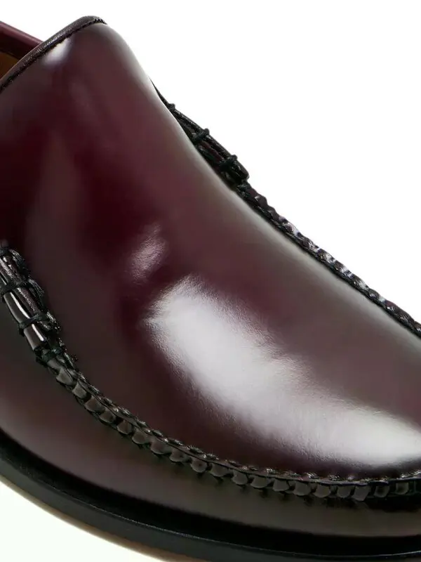 G.H.BASS Weejuns Cobra Venetian Loafers - Red