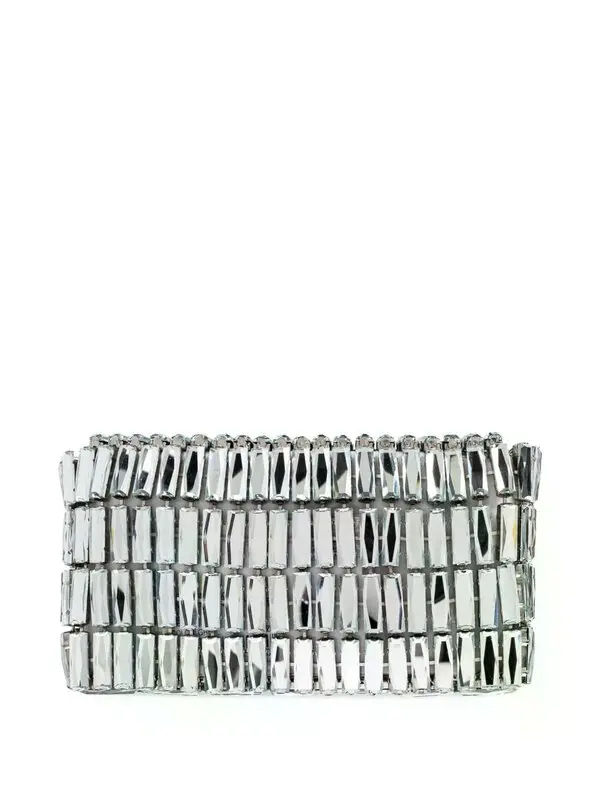 SELF-PORTRAIT Mini Bow-embellished Clutch