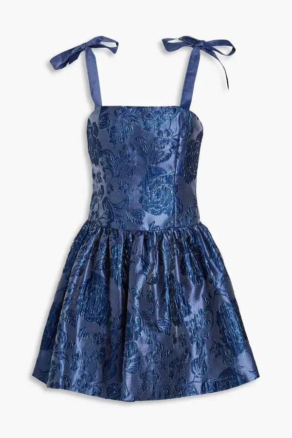 alice and olivia navy blue dress Alice & Olivia