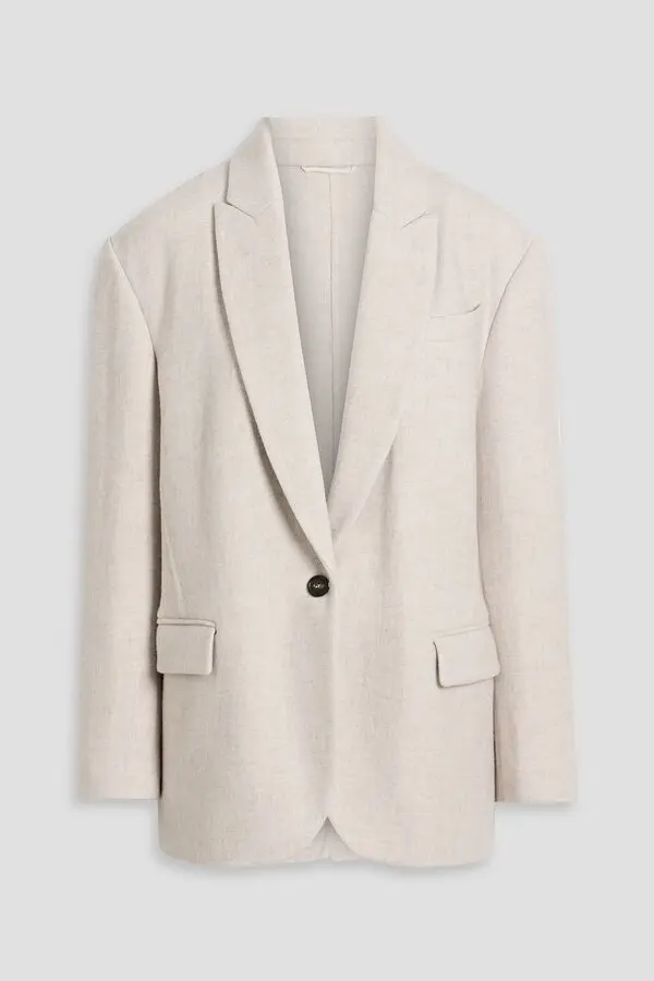 Brunello Cucinelli Cashmere And Cotton-blend Blazer