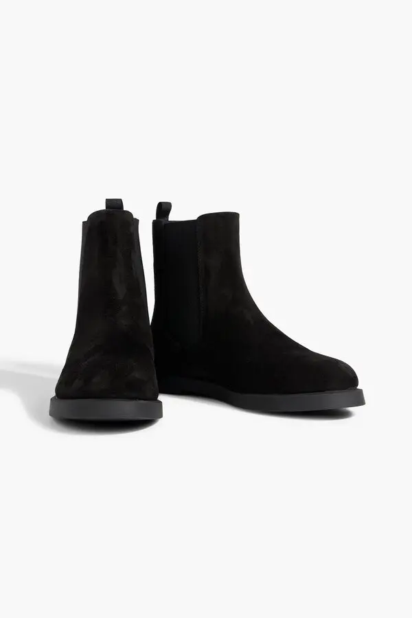 STUART WEITZMAN Izzie Suede Chelsea Boots - Black