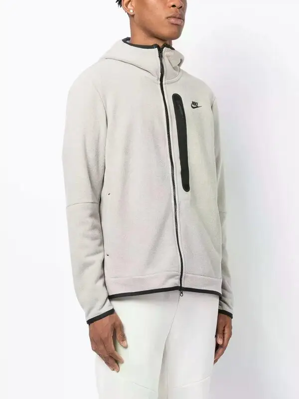 Nike Tech Fleece Full-zip Winterized Hoodie - Grey