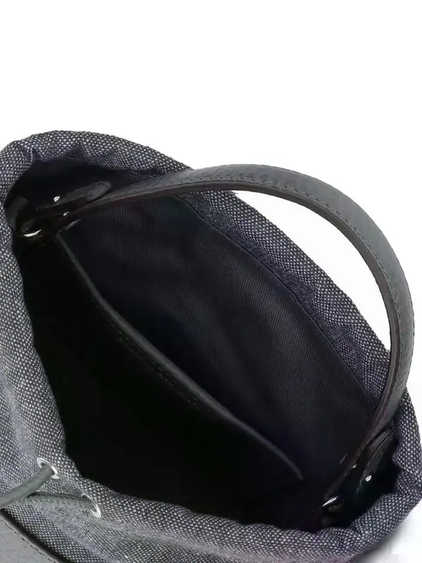 MAISON MARGIELA Small 5ac Drawstring Bucket Bag - Grey