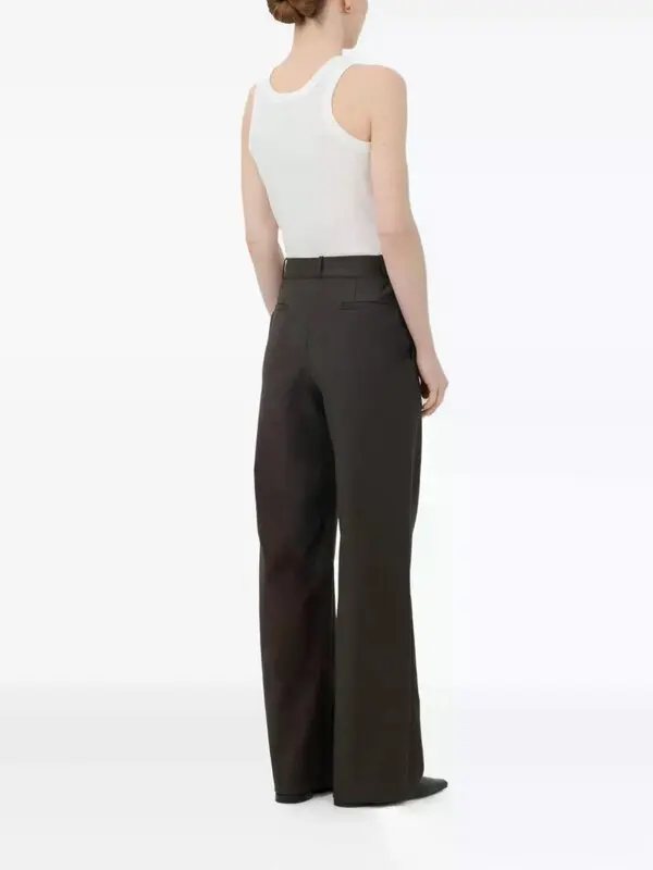 Loulou De Saison Pleated Straight-leg Trousers