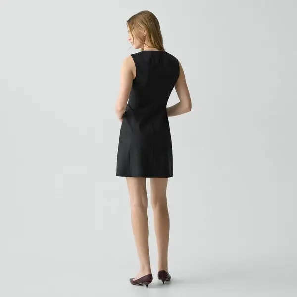 Theory Wrap Blazer Dress In Stretch Wool