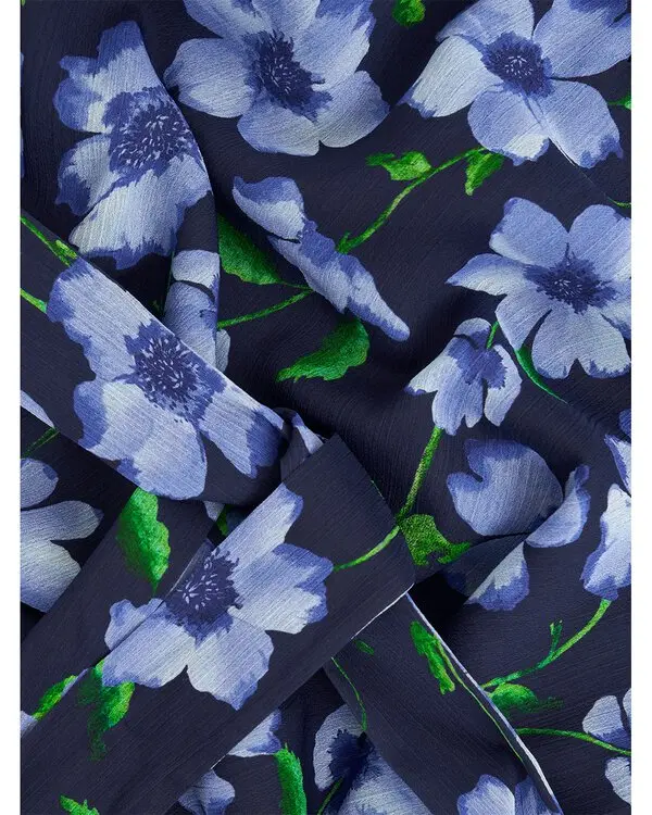 HOBBS LONDON Gracie Floral Print Midi Dress