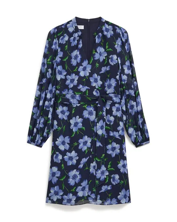 HOBBS LONDON Gracie Floral Print Midi Dress