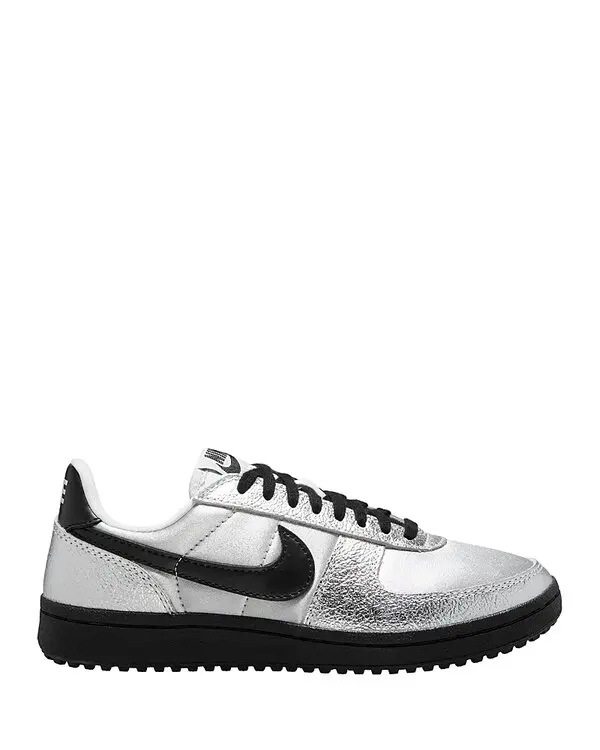 Nike Field General Sneakers - Metallic Silver/black