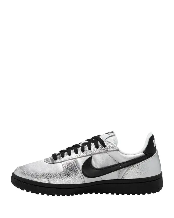 Nike Field General Sneakers - Metallic Silver/black