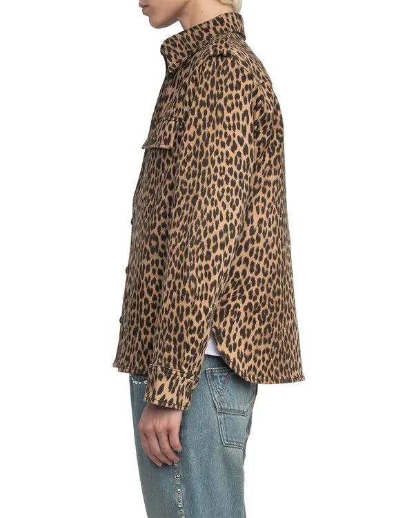 Zadig&Voltaire Taskam Leopard Denim Jacket
