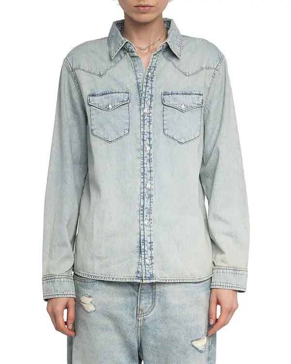 Zadig&Voltaire Studded Denim Jacket