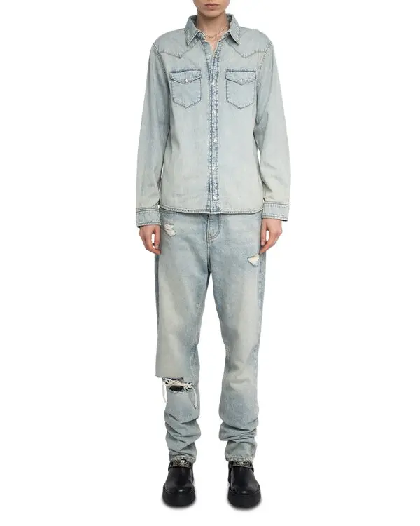 Zadig&Voltaire Studded Denim Jacket