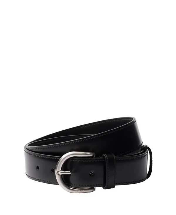 Prada Leather Belt - Black