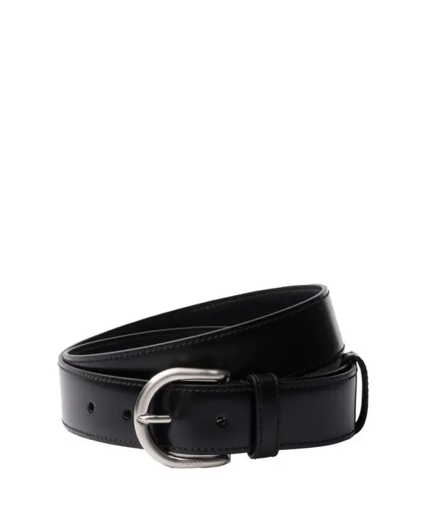Prada Leather Belt - Black