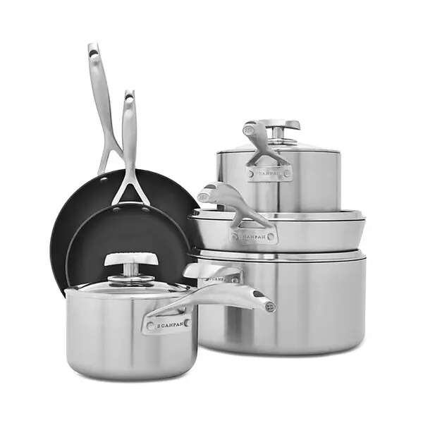 SCANPAN Cs+ 10 Piece Cookware Set - No Color