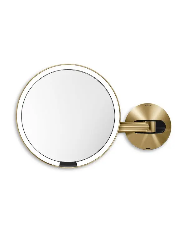 SIMPLEHUMAN Wall Mount Sensor Mirror - Brass