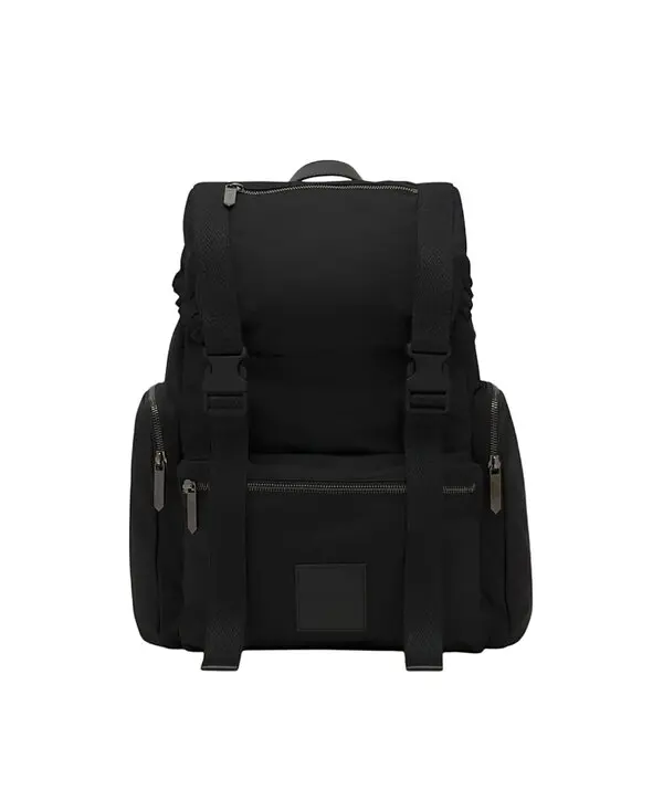 Lanvin Curb Backpack In Recycled Nylon - Black | Editorialist