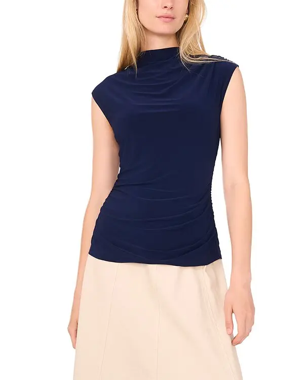 1.State Draped Sleeveless Top