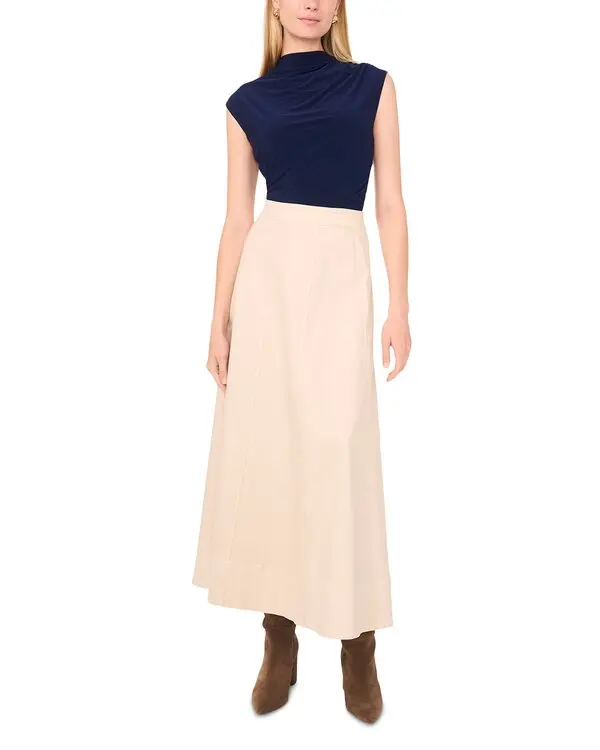 1.State Draped Sleeveless Top