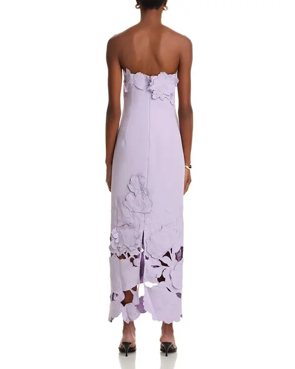 LEO LIN Rayna Applique Maxi Dress