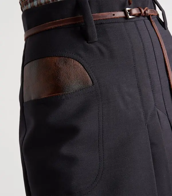 Prada Mohair-wool Midi Skirt