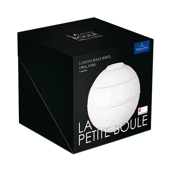 VILLEROY & BOCH La Petite Boule 5 Piece Appetizer Set - White
