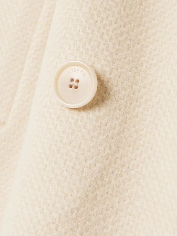 JOSEPH Navarre Belted Wool Coat - Neutrals