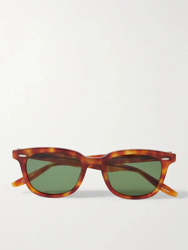 Barton Perreira Cecil D-frame Tortoiseshell Acetate Sunglasses - Brown