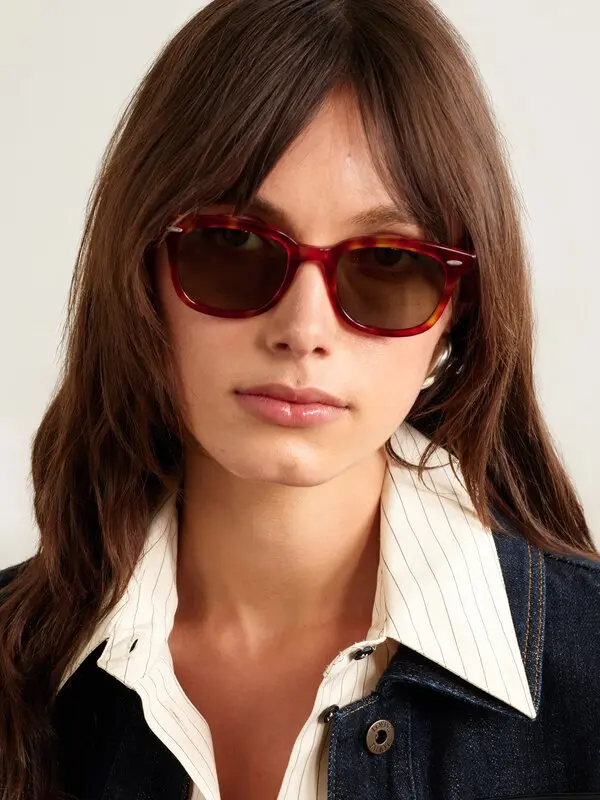 Barton Perreira Cecil D-frame Tortoiseshell Acetate Sunglasses