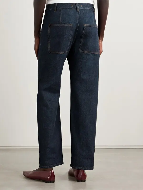 Tibi Alec Low-rise Straight-leg Jeans