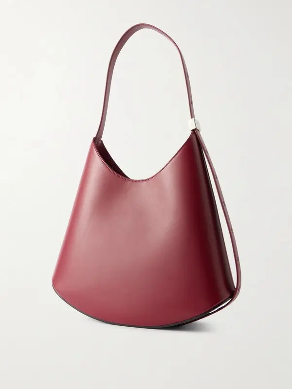 JIL SANDER Small Embellished Leather Shoulder Bag