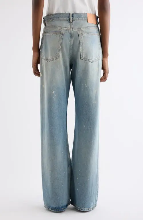 Acne Studios 2021f Trafalgar Paint Splatter Flare Jeans