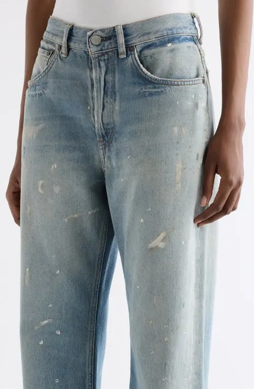 Acne Studios 2021f Trafalgar Paint Splatter Flare Jeans