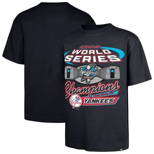 '47 New York Yankees 2000 World Series Champions Showcase Foundation T-shirt - Navy