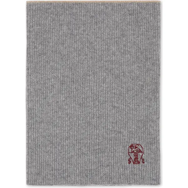 Brunello Cucinelli Cashmere Neck Warmer - Light Grey