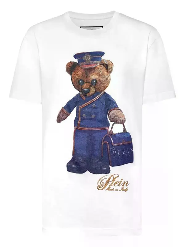Philipp Plein Teddy Bear-print T-shirt - White
