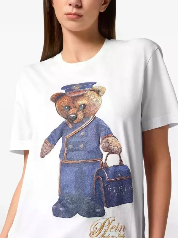 Philipp Plein Teddy Bear-print T-shirt - White