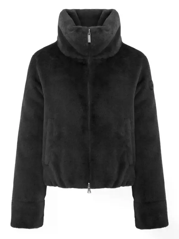 COLMAR Reversible High-neck Faux-fur Down Jacket