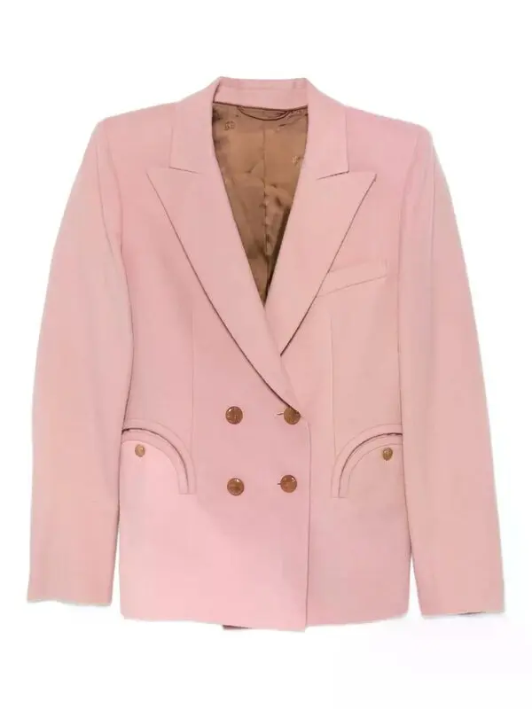 BLAZÉ MILANO Double-breasted Blazer With Round Pockets