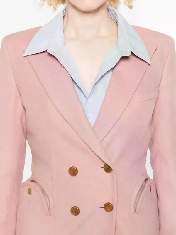 BLAZÉ MILANO Double-breasted Blazer With Round Pockets