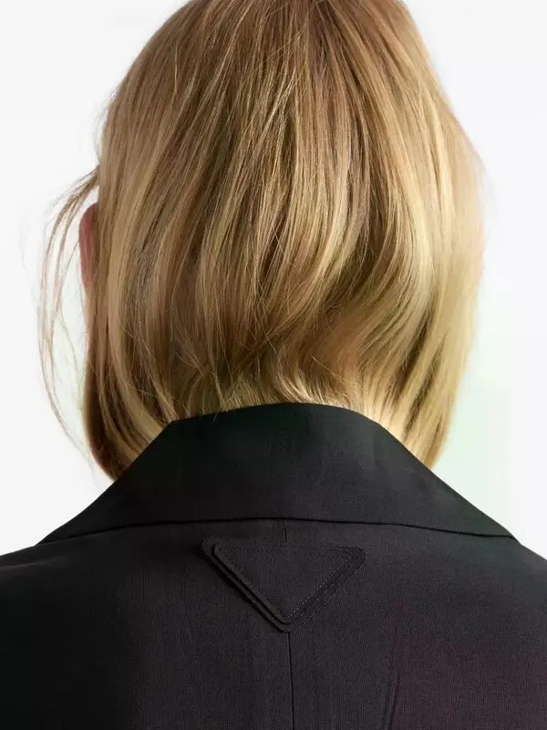 Prada Single-breasted Wool Blazer - Black