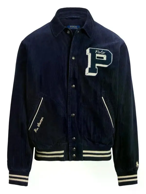 Polo Ralph Lauren Corduroy Varsity Jacket - Blue