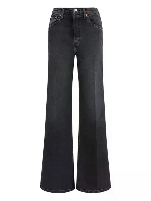 RE/DONE High-rise Straight Jeans