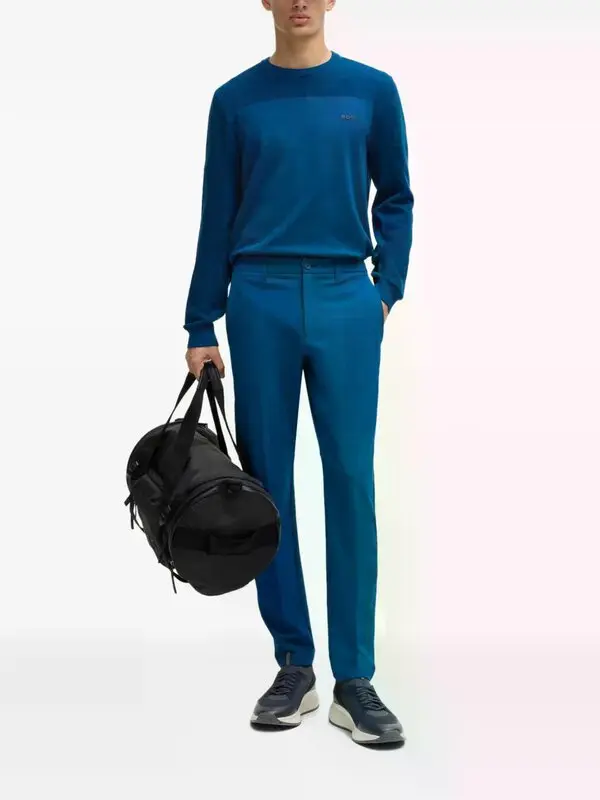 BOSS Ttnm Evo Trainers With Knitted Uppers And Suede Trims - Blue