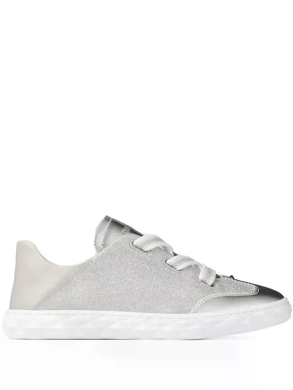 JIMMY CHOO Diamond Embroidered-logo Sneakers