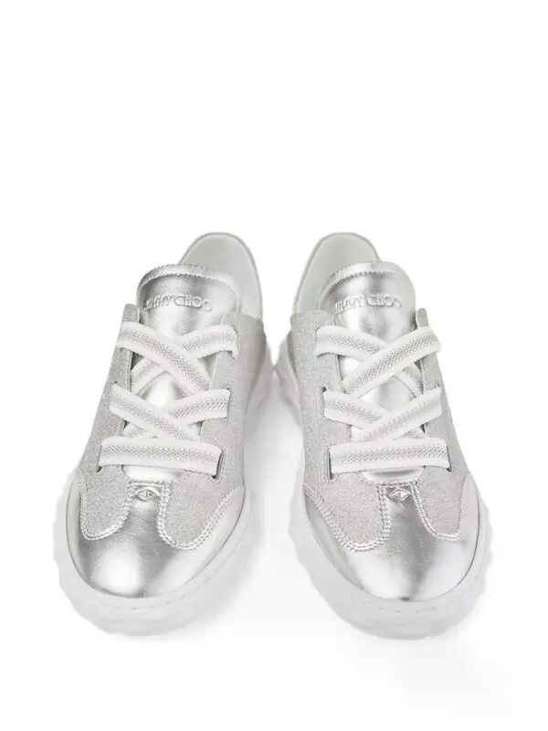 JIMMY CHOO Diamond Embroidered-logo Sneakers