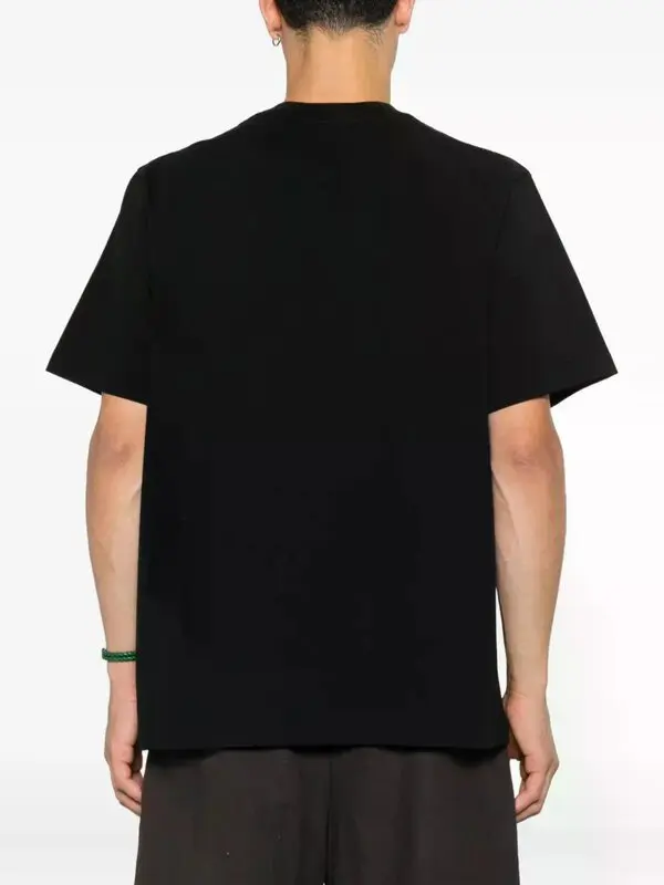 Casablanca Rainbow-print T-shirt - Black