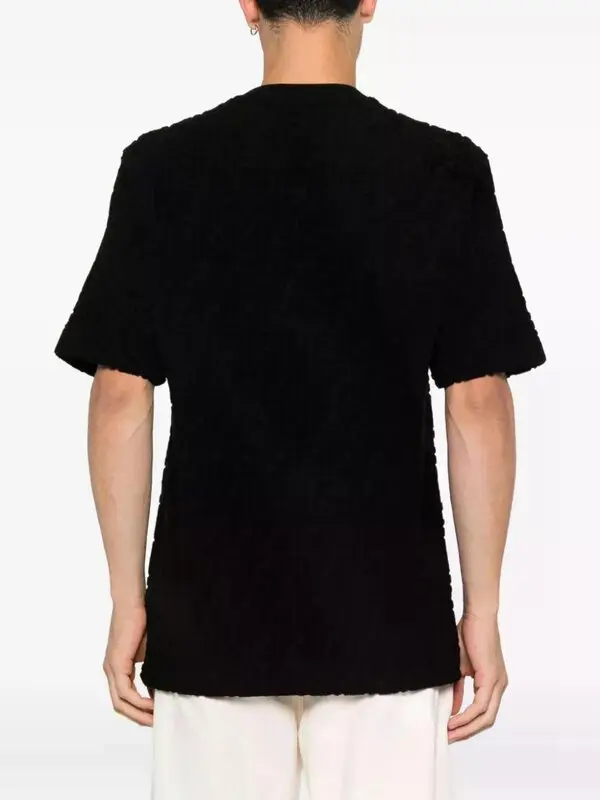 Fendi Textured Crew-neck T-shirt